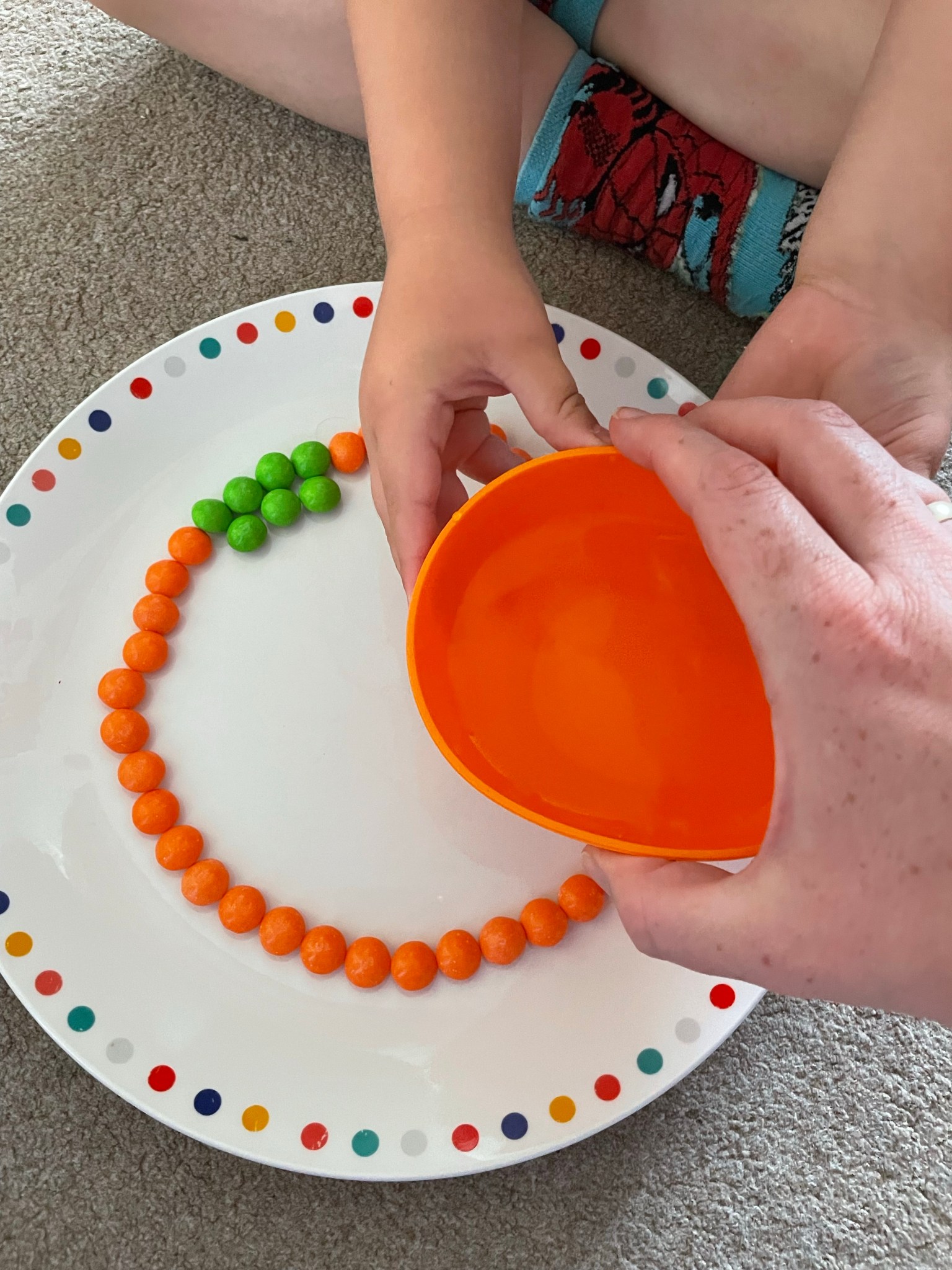 Pumpkin Colour Experiment - The B Family